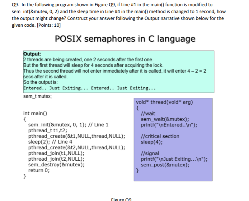 Solved 09. In the following program shown in Figure 09, if | Chegg.com