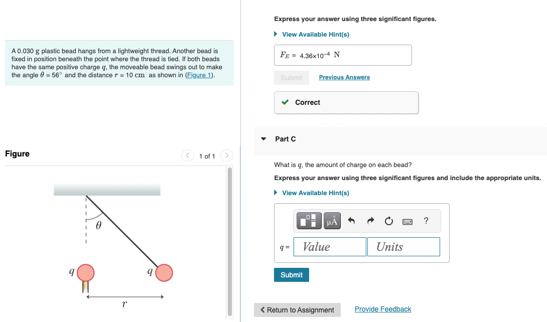 Solved Express your answer using three significant | Chegg.com