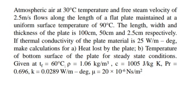 Solved Atmospheric air at 30^(@)C temperature and free steam | Chegg.com