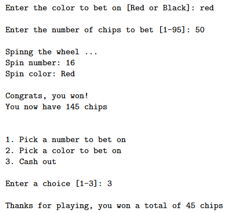 Solved Write a Java program that allows the user to play | Chegg.com