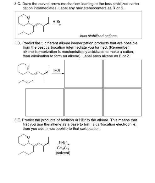 Solved 1. More substituted alkenes are more stable than less | Chegg.com