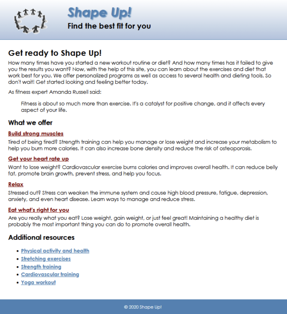 Solved Shape Upt Find the best fit for you Get ready to | Chegg.com