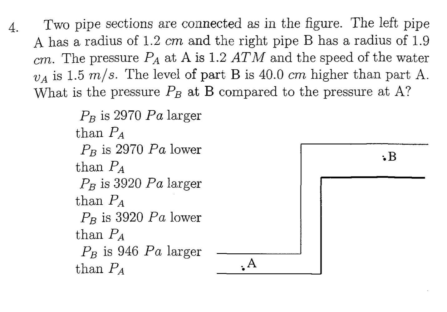 Solved Two pipe sections are connected as in the figure. The | Chegg.com