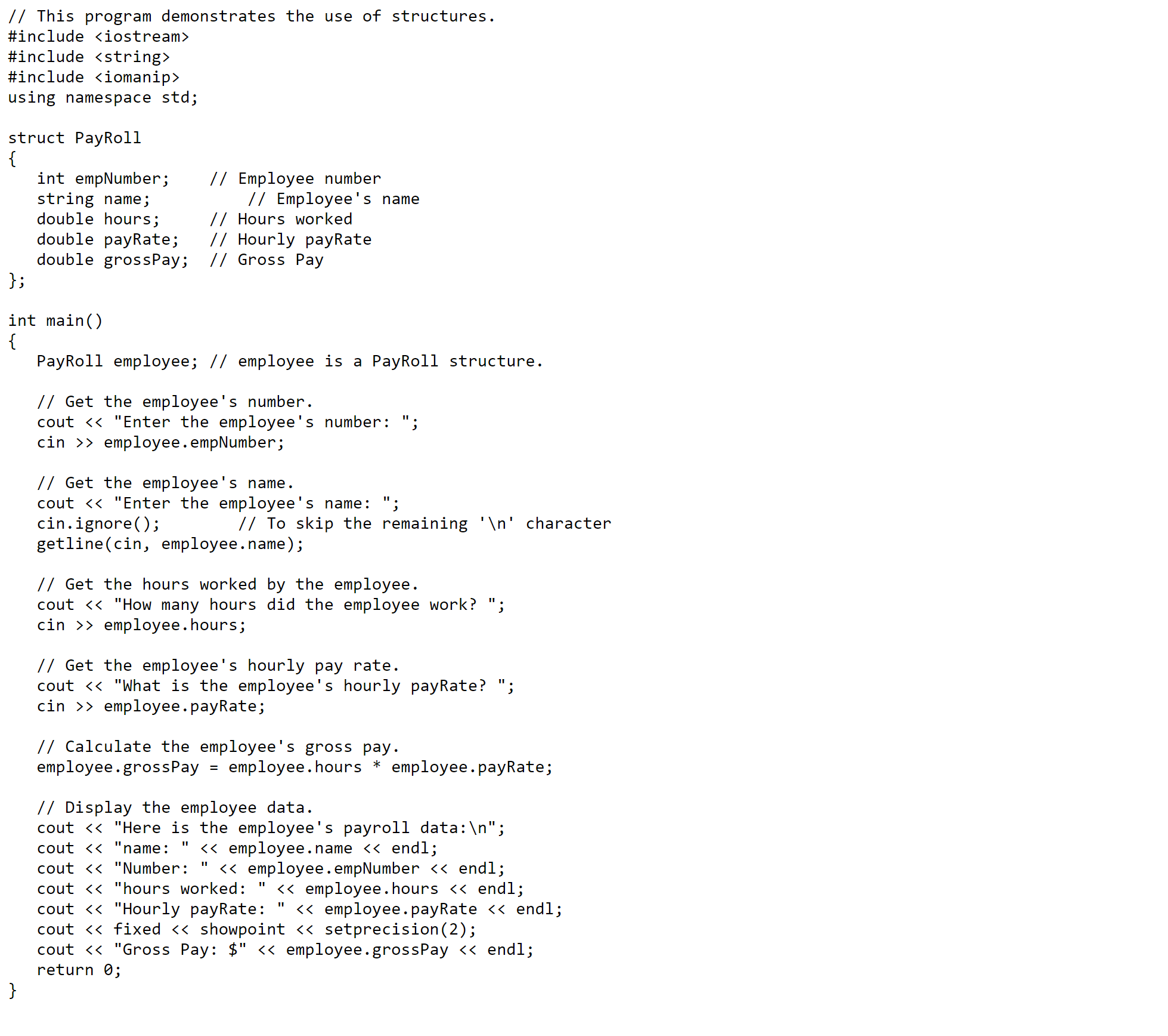 Solved Download the attached Structured Discussion File.cpp | Chegg.com