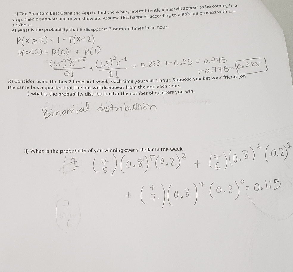 Solved 1) The Phantom Bus: Using the App to find the A bus, | Chegg.com