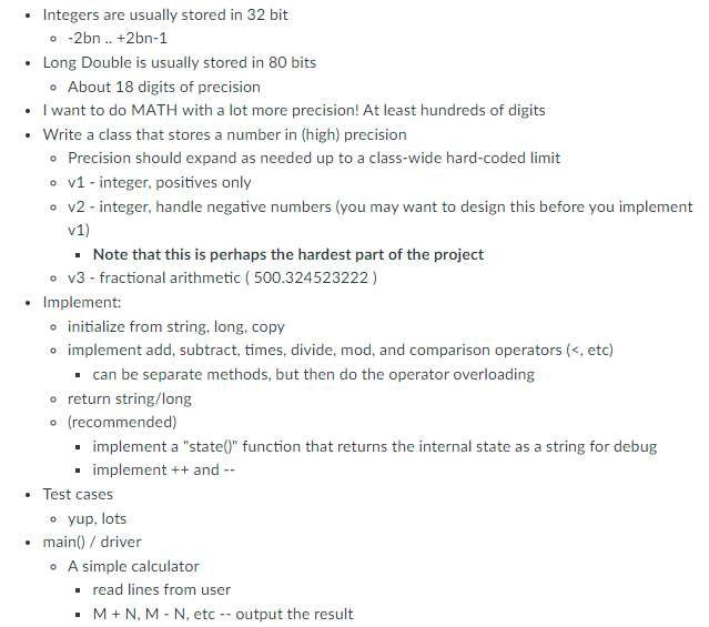 Prompt: In C++, how can I create a calculator class | Chegg.com