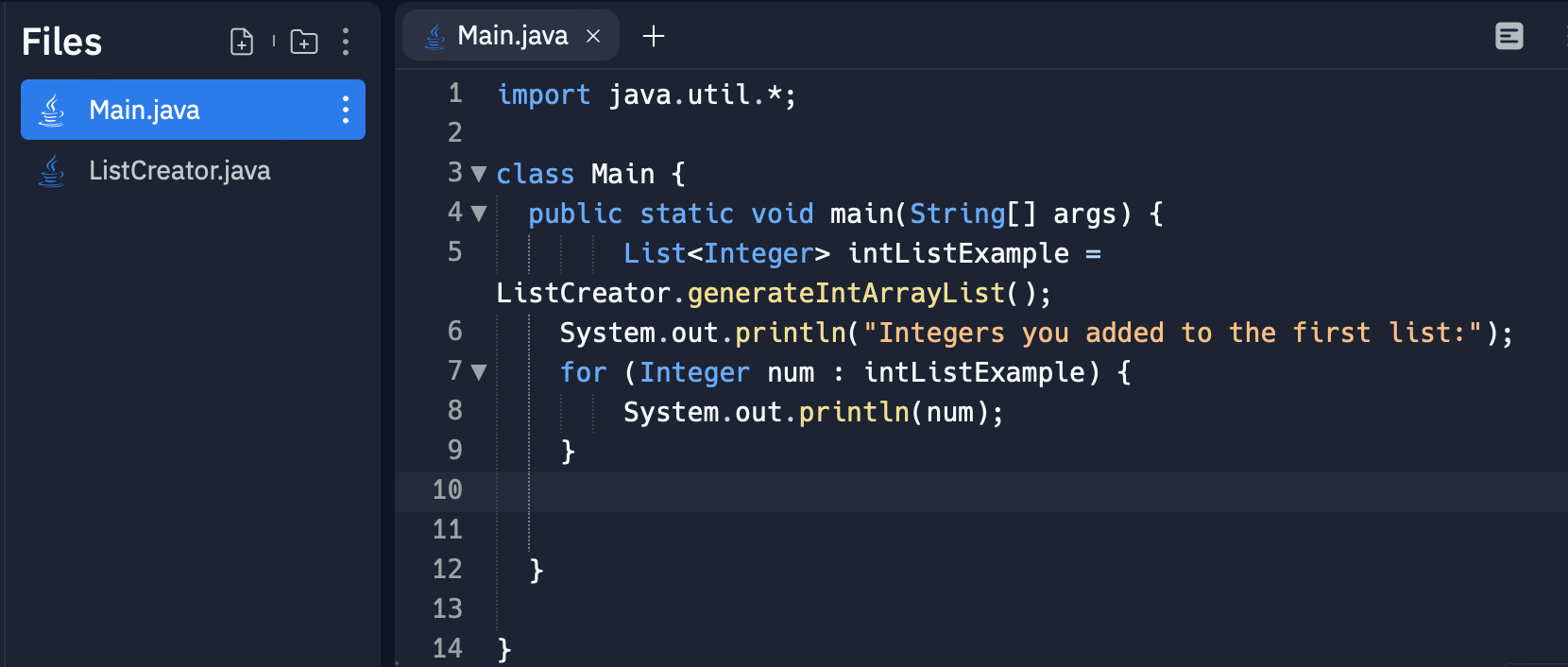 Solved From what you've learned about for-each loops, create | Chegg.com
