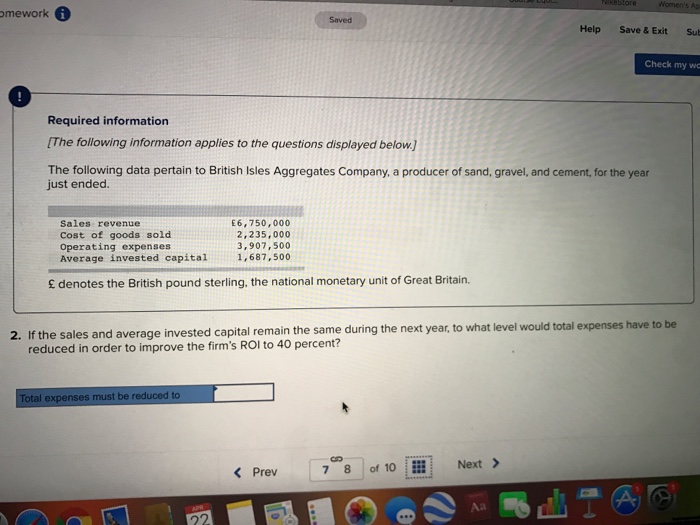 Solved mework Saved Help Save&ExitSub Check my wo Required | Chegg.com Solved mework Saved Help Save&ExitSub Check my wo Required | Chegg.com