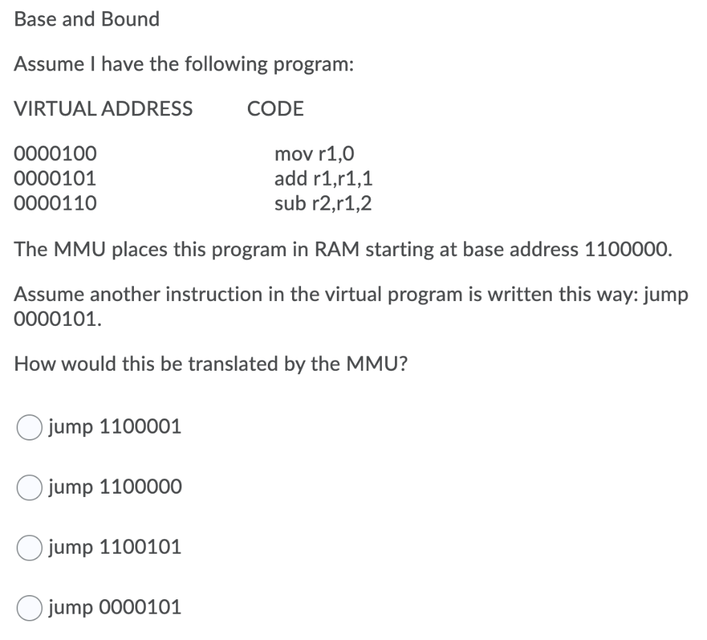 Solved Base and Bound Assume I have the following program: | Chegg.com