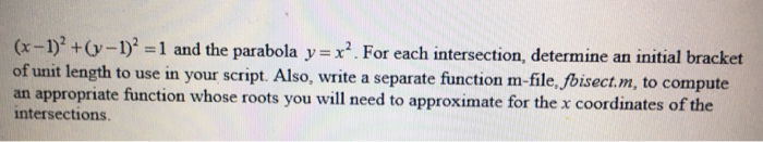 Solved 1) Modify the code bisect.m (provided in eLearning) | Chegg.com