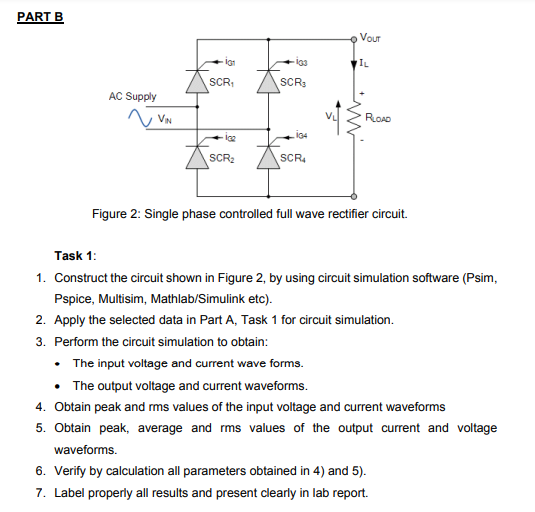 Solved SINGLE PHASE CONTROLLED RECTIFIER CIRCUITS | Chegg.com