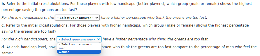 Solved Recently, management at Oak Tree Golf Course received | Chegg.com