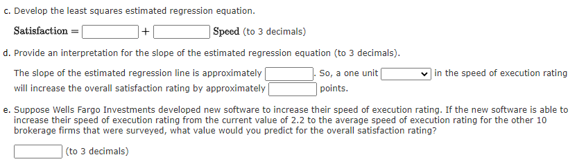 Solved \begin{tabular}{|c|r|r|} \hline Brokerage & Speed & | Chegg.com