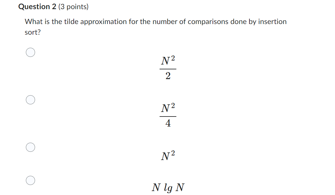 Solved What is the tilde approximation for the number of | Chegg.com