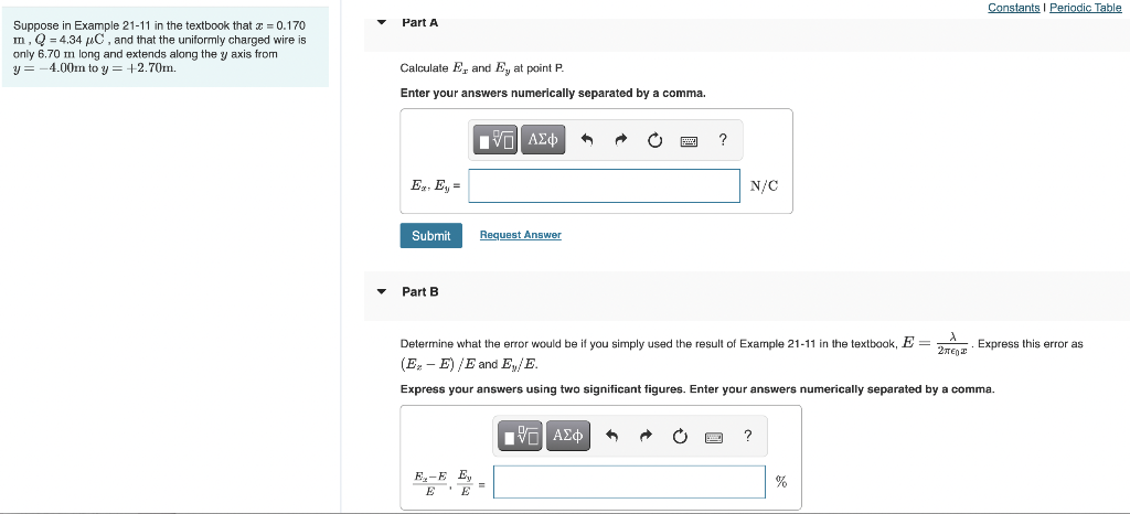 Solved Constants Periodic Table V Part A Suppose in Example | Chegg.com