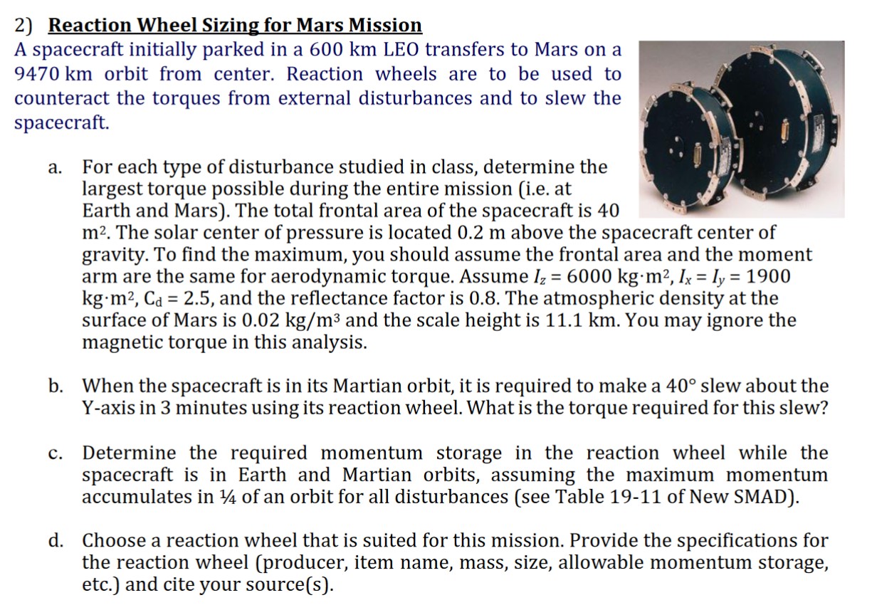 Spacecraft Reaction Wheel