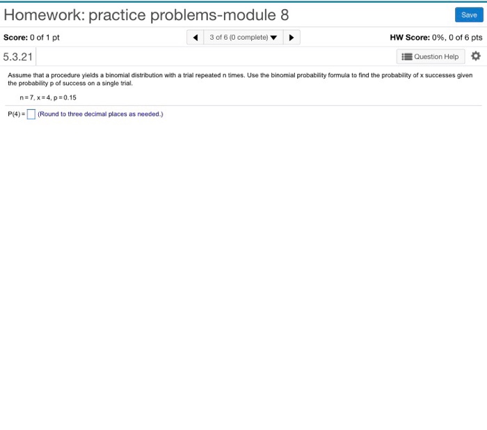 Solved Homework Practice Problems Module8 Score 0 Of 1 Pt