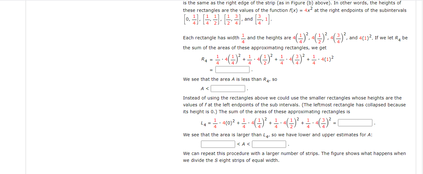Solved у EXAMPLE 1 Use rectangles to estimate the area under | Chegg.com