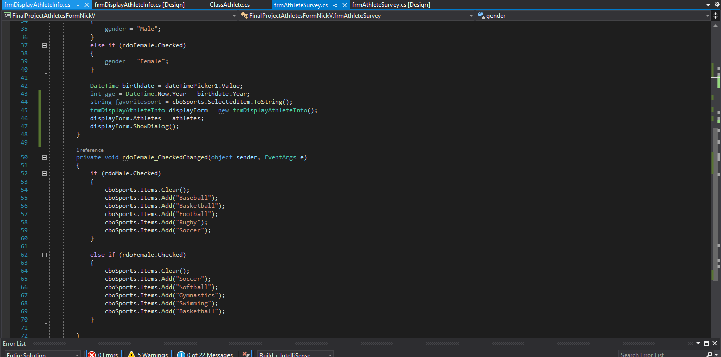 Solved I am so close to finishing my project i just need the | Chegg.com