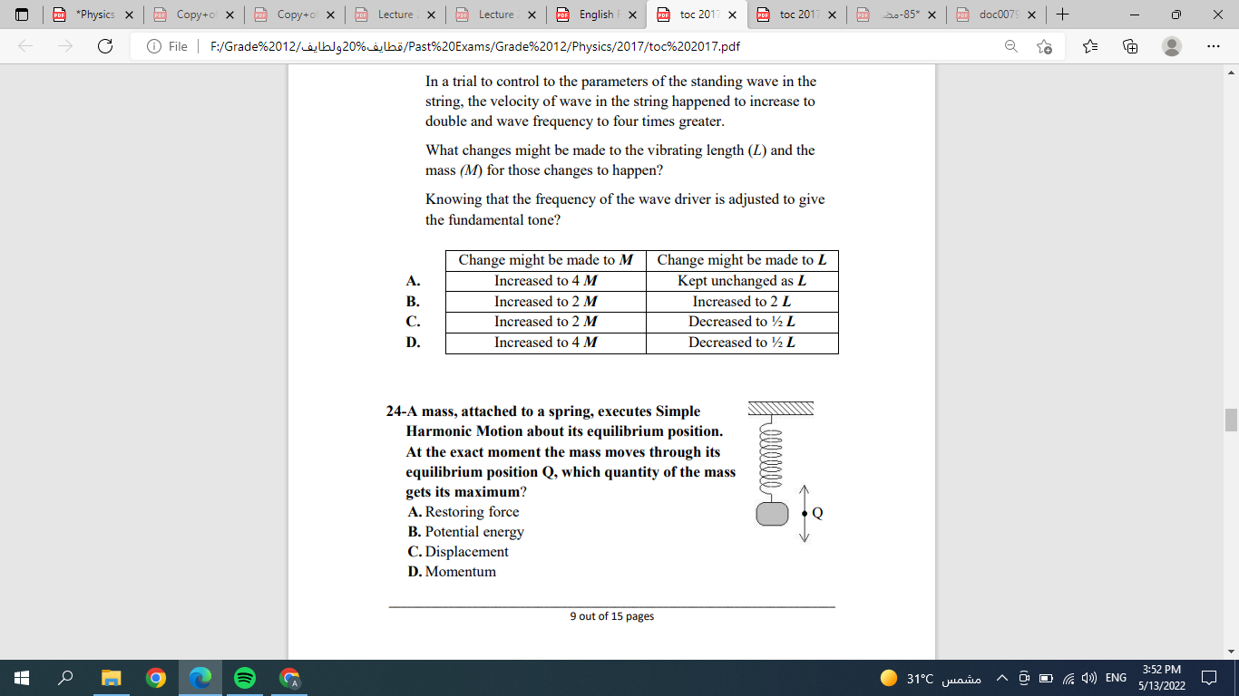 Solved PD: *Physics X PE + Copy+ox BE Copy+oX PDF Lecture X | Chegg.com