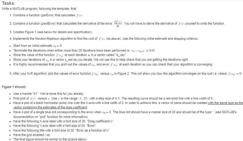 Solved Matlab Root Finding This Question Involves Solving 