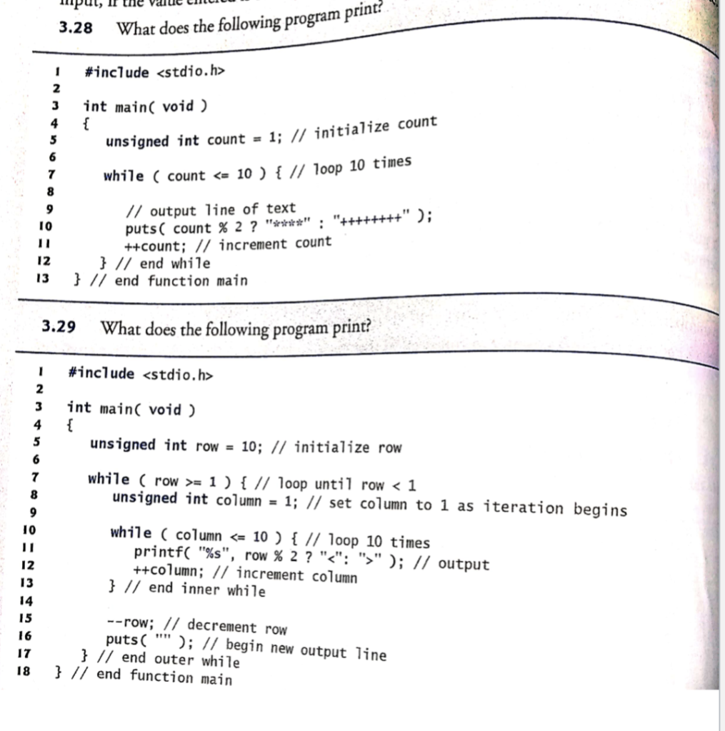 Solved 3.28 What does the following program print. #include | Chegg.com