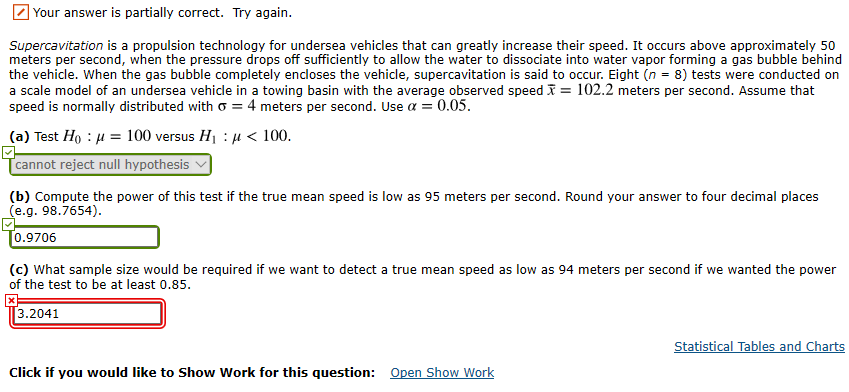 Solved Your answer is partially correct. Try again. | Chegg.com