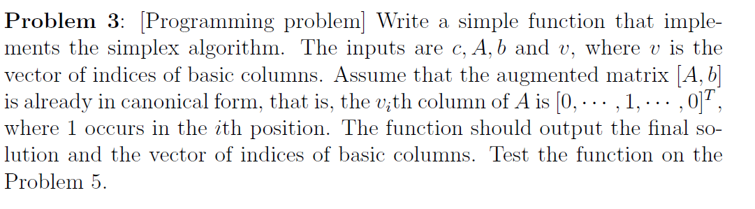 Solved Problem 3 Programming Problem Write A Simple Chegg