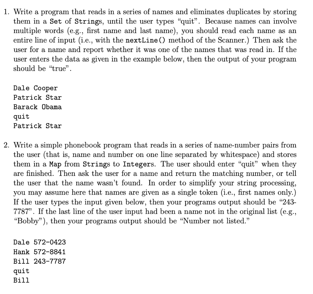 Please Use Java Programming Language And Asap 