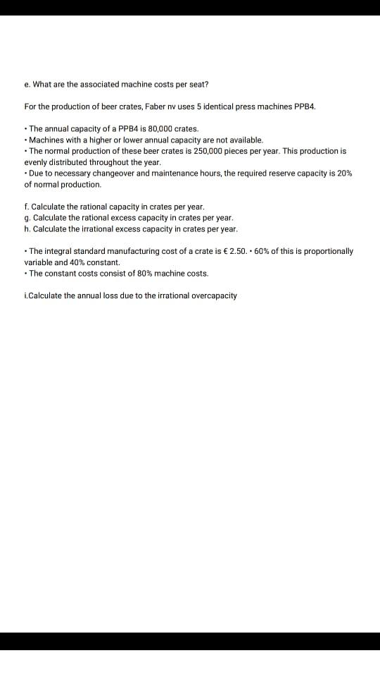 Solved Exercise 1: Faber ny has concentrated for years on | Chegg.com