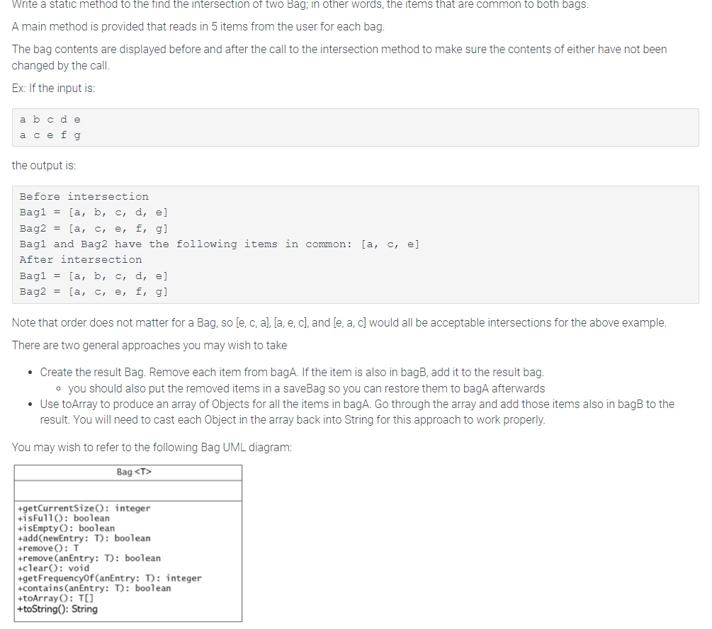 Explain in java please import | Chegg.com