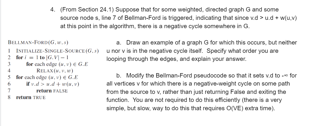 Solved 4 From Section 24 1 Suppose That For Some