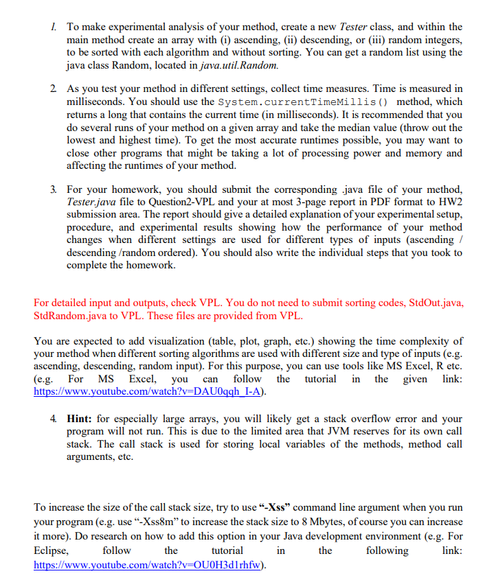 Solved PLEASE WRITE WITH JAVA. APART FROM THESE TWO PARTS, | Chegg.com