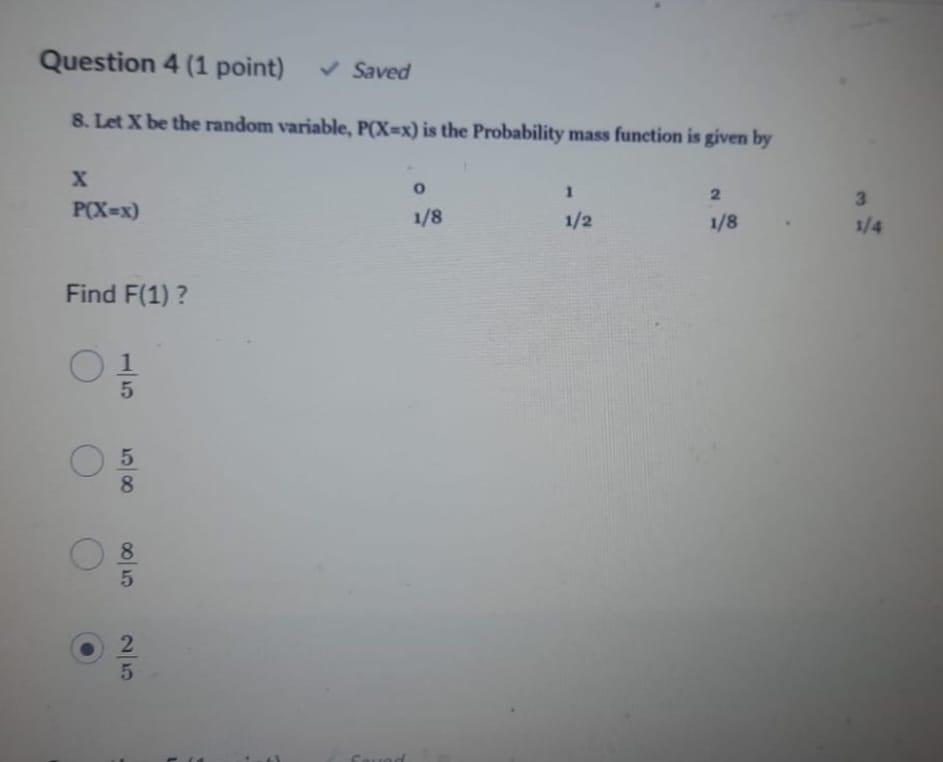 Solved 8. Let X be the random variable, P(X=X) is the | Chegg.com Solved 8. Let X be the random variable, P(X=X) is the | Chegg.com