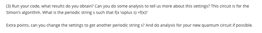 Solved This is Assignment 3 that is the Qiskit Lab. You can | Chegg.com