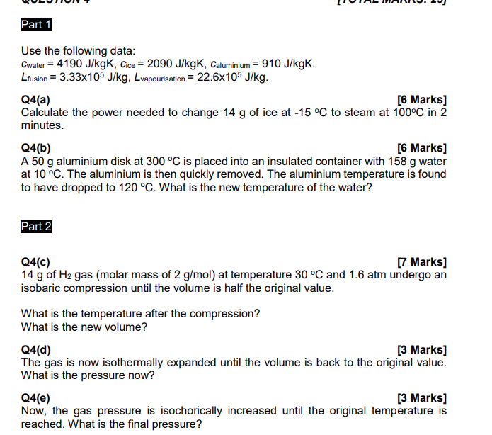 Solved Part 1Use the following | Chegg.com