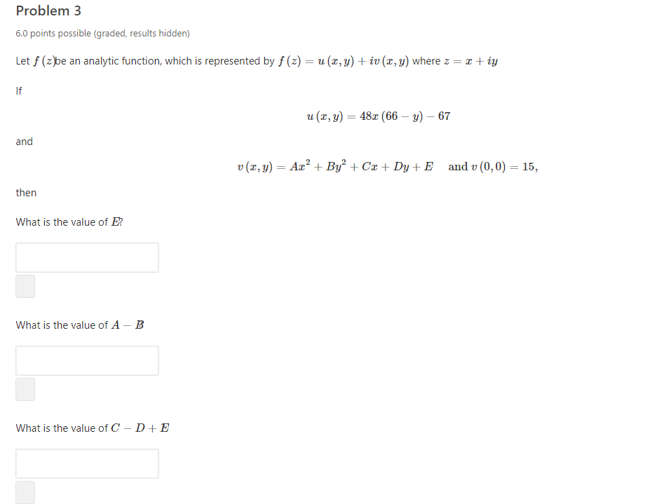 Solved Problem 3 6.0 points possible (graded, results | Chegg.com