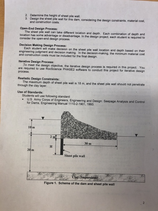 INDIVIDUAL DESIGN PROJECT DUE DATE: April 15, 2019 | Chegg.com