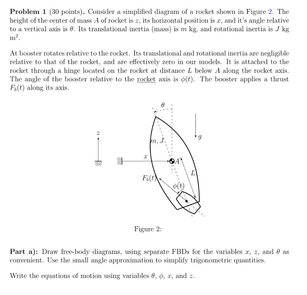 Solved Problem 1 (30 points). Consider a simplified diagram | Chegg.com