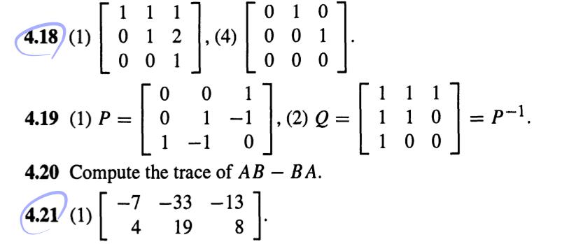Solved 4.18. Find the matrix representation of each of the | Chegg.com