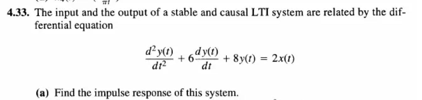 Solved 33. The input and the output of a stable and causal | Chegg.com