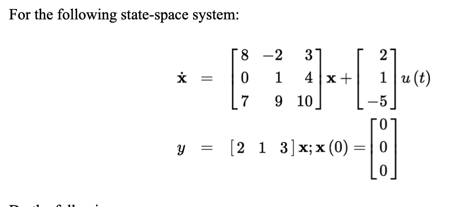 Solved Find the step response and specify the forced and | Chegg.com