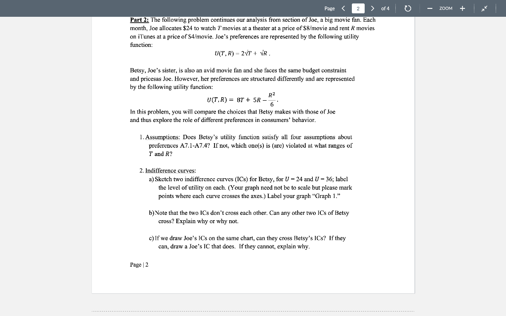 This problem is divided into two parts. The first | Chegg.com
