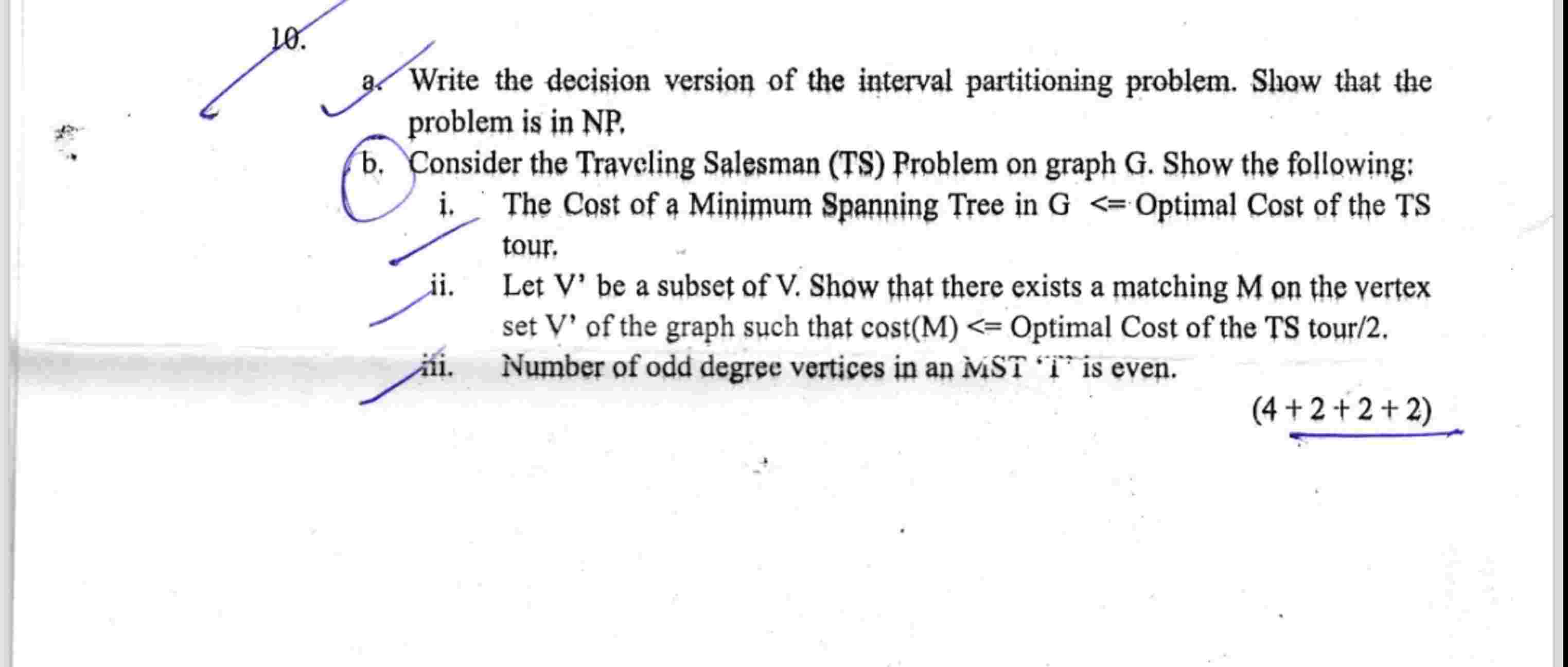 Solved a. ﻿Write the decision version of ﻿the interval | Chegg.com