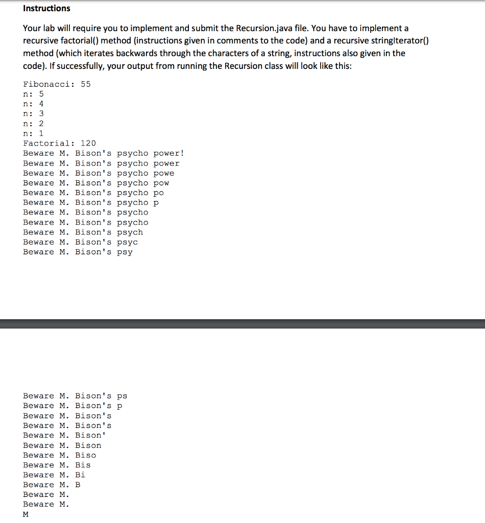 Solved Hi. i need help with a Java programming lab | Chegg.com