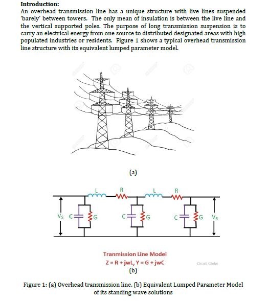 Task: A transmission line can be modeled into an | Chegg.com