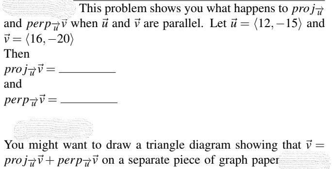 Solved -- = This problem shows you what happens to projū and | Chegg.com