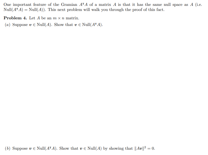 Solved One important feature of the Gramian ATTA ﻿of a | Chegg.com