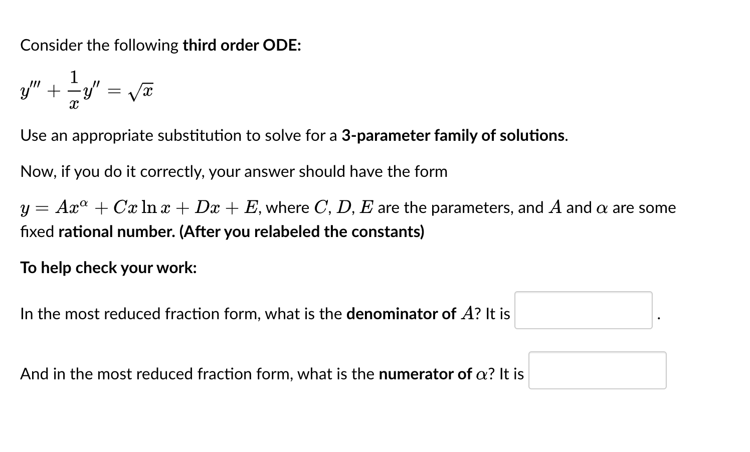 Solved Consider the following third order | Chegg.com