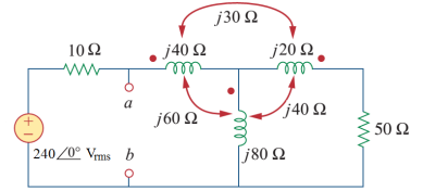 Solved Find the power consumed by the 50 ohm resistor in the | Chegg.com
